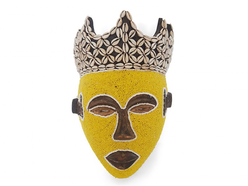 African Creative :: Large White Bamileke Mask